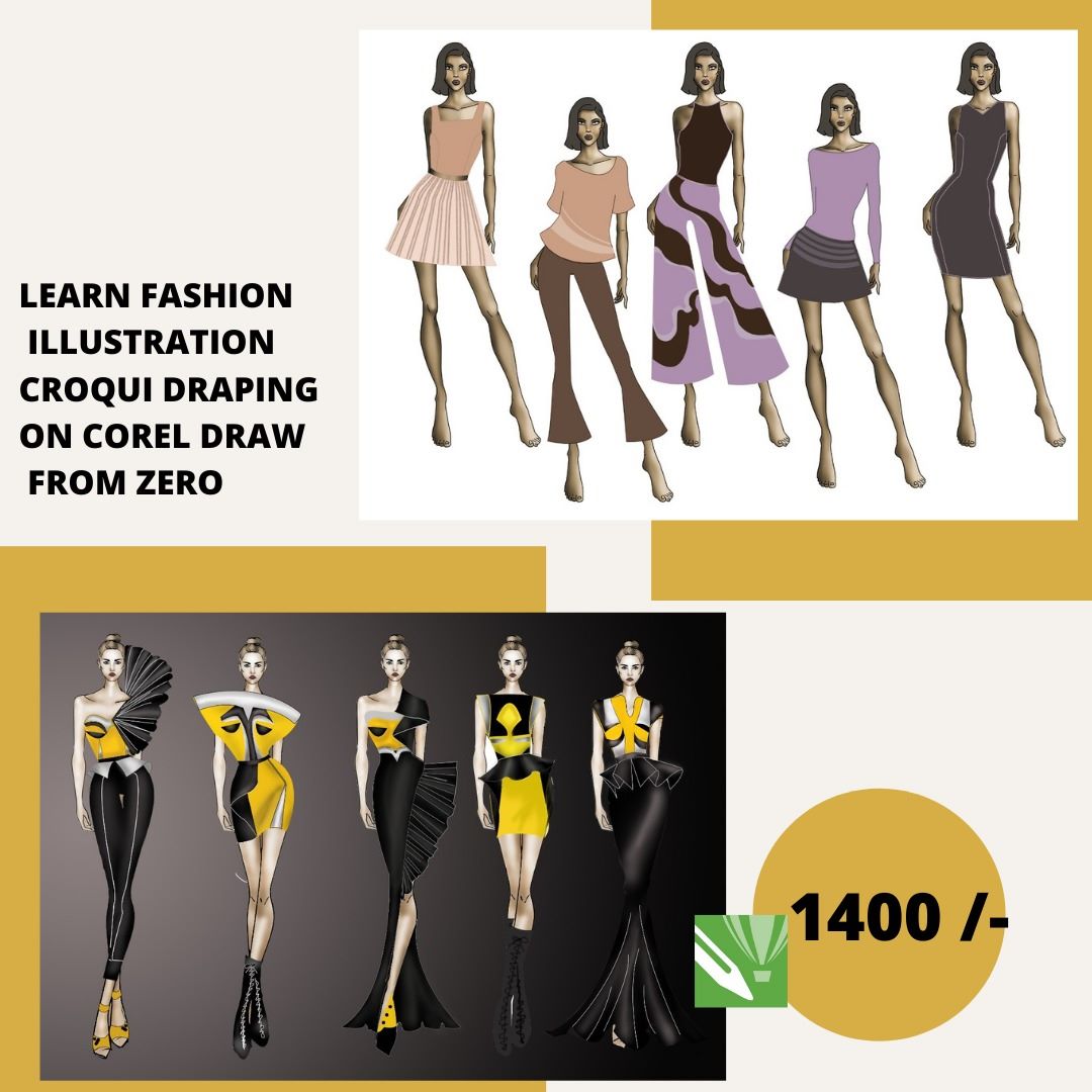 Corel Draw Digital Fashion Illustration Level 1 – DIGITALFASHIONWITHKOMAL